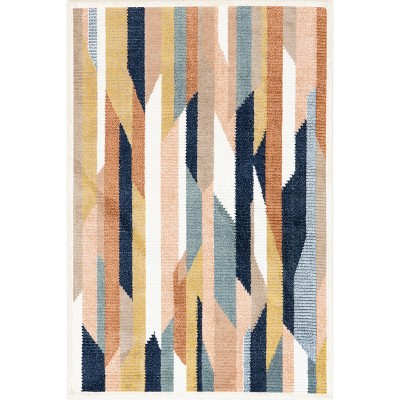 Nuloom Inga Abstract 7x9 Indoor Area Rug For Living Room Bedroom Dining ...