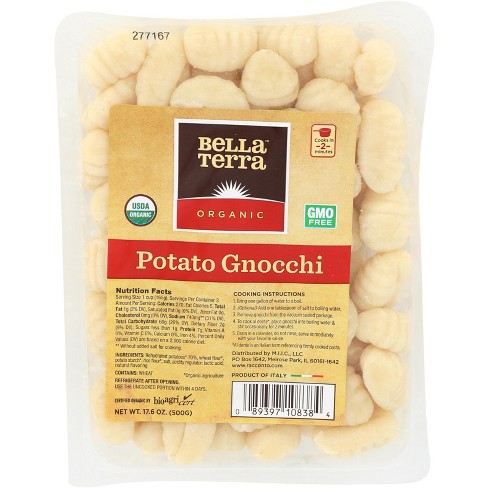 Bella Terra Organic Pasta Potato Gnocchi - Pack Of 6 - 17.6 Oz : Target