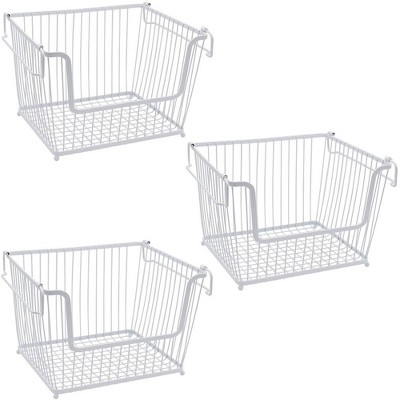 Sorbus 3-tier Wire Market Basket Storage Stand : Target