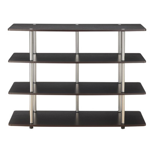 Breighton Home Designs2go No Tools Xl Highboy 4 Tier Tv Stand For Tvs ...