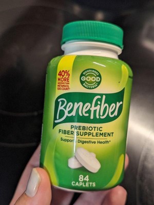 Benefiber Prebiotic Fiber Supplement Caplets - 84ct : Target