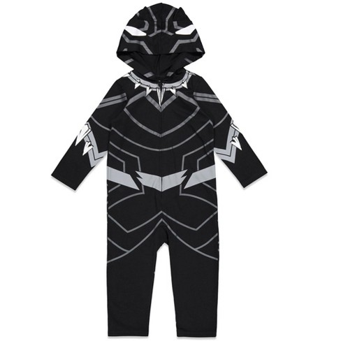 Marvel Avengers Black Panther Infant Baby Boys Coverall Black 18-24 ...