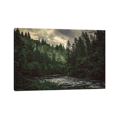 Pacific Northwest River And Trees By Nature Magick Unframed Wall Canvas ...