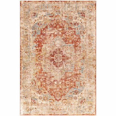 Mark & Day Harcourt 6'7"x9'6" Rectangle Woven Indoor Area Rugs Burgundy ...