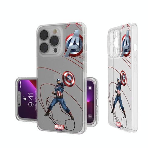 Keyscaper Marvel Avengers Captain America Mechline Clear Cell Phone ...