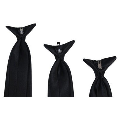 Thedappertie Dark Olive Green Solid Color 11" X 2.5" Pre-tied Clip On ...