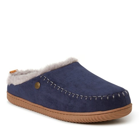 Alpine By Dearfoams® Men's Bern Clog Slipper House Shoe - Navy Blazer ...