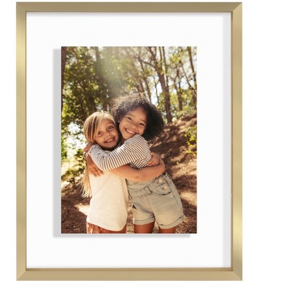 Americanflat Floating Aluminum & Plexiglass Frame - 8x10 - Gold : Target