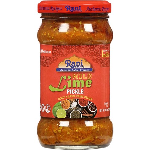 Rani Brand Authentic Indian Foods | Lime Pickle Mild (achar, Spicy ...
