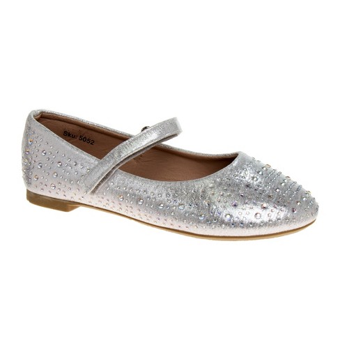Badgley Mischka Girls Dress Flat Shoes (little Kids) : Target