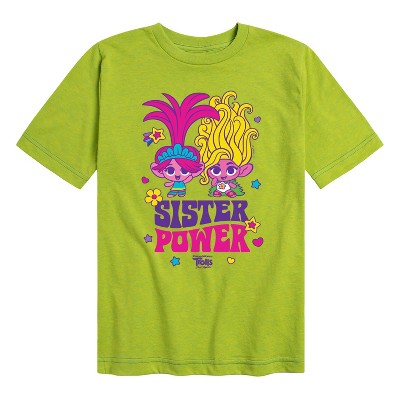 Boys' Trolls Sister Power Viva Short Sleeve Graphic T-shirt - Key Lime ...