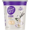 Light + Fit Nonfat Gluten-free Vanilla Greek Yogurt - 32oz Tub : Target