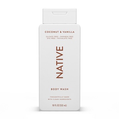 Native Sulfate Free Body Wash Coconut Vanilla 36 Fl Oz Target