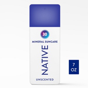 Native Mineral Sunscreen Spray - Unscented - SPF 30 - 7 fl oz: Whole ...