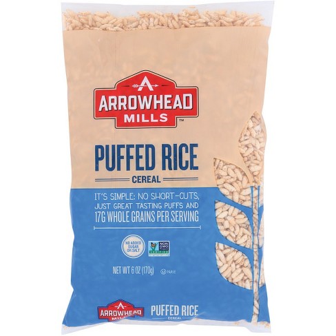 Arrowhead Mills Puffed Rice Cereal 6 Oz Pkg : Target