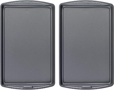 Goodcook Nonstick Steel Baking Sheet, 11" X 17", Gray,2 Pack : Target