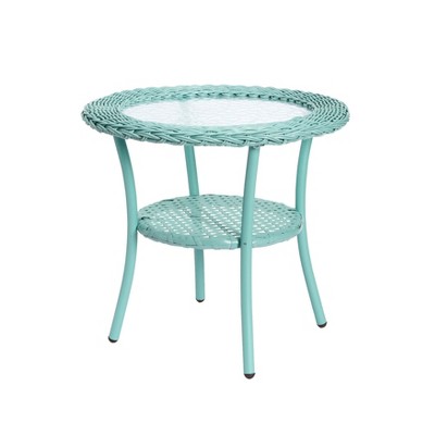 Brylanehome Roma All-weather Wicker Side Table - Lemon : Target