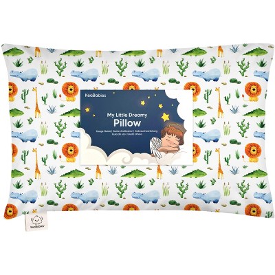 KeaBabies Toddler Pillow with Pillowcase, 13X18 Soft Organic Cotton ...