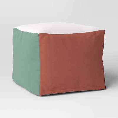 Square Woven Pouf Ottoman - Threshold™ : Target