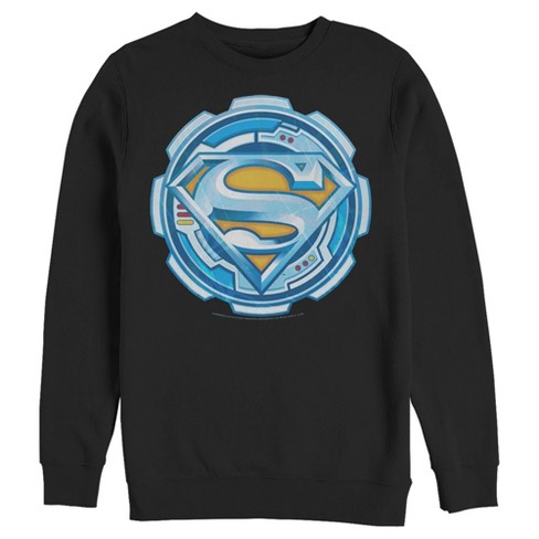 Men's Superman Logo Gear Sweatshirt - Black - X Large : Target