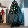 Treekeeper Decorated Upright Tree Storage Bag With Rolling Tree Stand ...