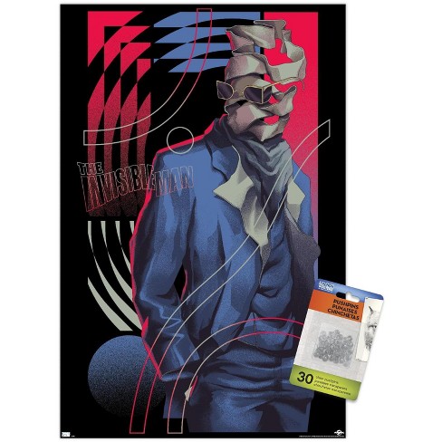 Trends International The Invisible Man - Illustration Unframed Wall ...