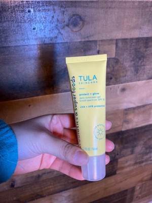 Tula Skincare Protect + Glow Daily Sunscreen Gel Broad Spectrum Spf 30 ...