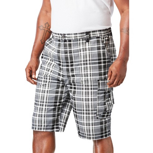 Kingsize Men's Big & Tall 10" Side Elastic Canyon Cargo Shorts - Tall ...