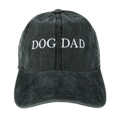 David & Young Men's Washed Cotton Dog Dad Baseball Cap, Black : Target