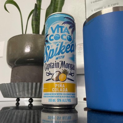 Vita Coco Spiked With Captain Morgan Pina Colada - 4pk/12 Fl Oz Cans ...
