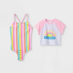 Girls' One Piece Swimsuits : Target