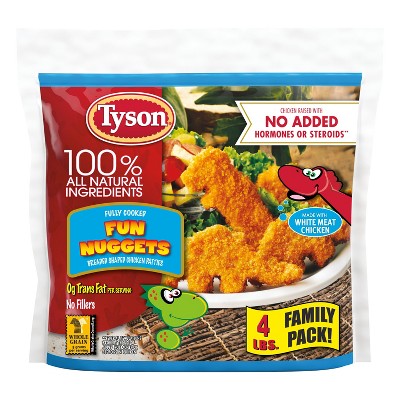 Tyson Chicken White Meat Fun Nuggets - Frozen - 4lbs : Target