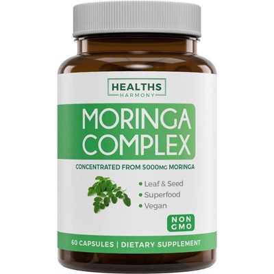 Moringa Complex Capsules, Health's Harmony, 60ct : Target