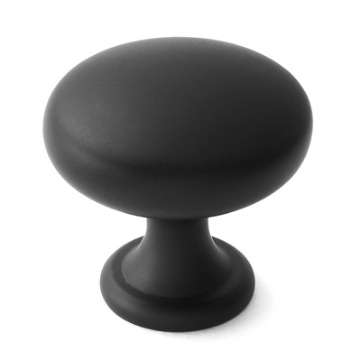 Cauldham Solid Round Kitchen Cabinet Knobs Pulls (1-1/8" Diameter) - Dresser Drawer/Door ...