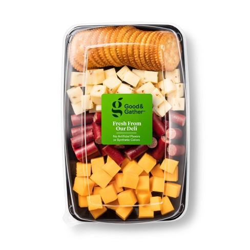 Classic Meat & Cheese Tray - 14.4oz - Good & Gather™ : Target