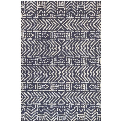 Liora Manne Cyprus Batik Indoor Rug Denim 5' X 7'6" : Target