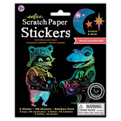 Eeboo: Magical Creatures Shiny Sticker Book Of 200+ Sparkling Stickers ...
