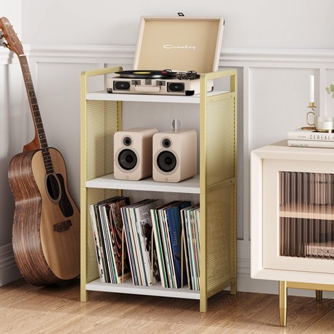 Record Player Stand With Storage : Target