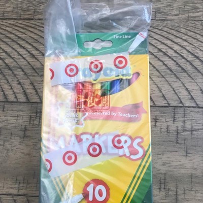 Crayola 10ct Kids Fine Line Markers Classic Colors : Target
