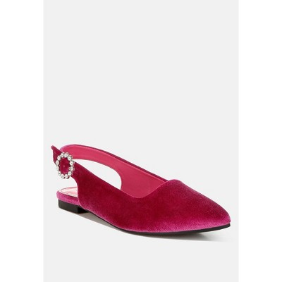 Dolan Velvet Slingback Flat Sandals : Target