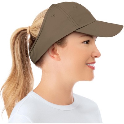 Collections Etc Versatile Open-Back Genie Visor Baseball Cap NO SIZE ...