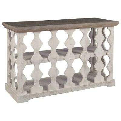 Save $220 • Havalance Sofa/Console Table Gray/White - Signature Design ...