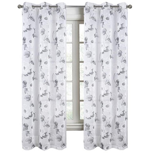 Rt Designers Collection Jillian Rubber Doily Grommet Light Filtering ...
