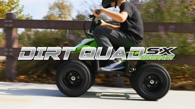 Razor 24v Dirt Quad Sx Mcgrath Powered Ride-on - Green : Target