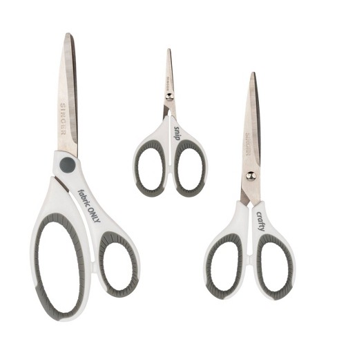 Singer 3pc Comfort Grip Fabric Scissors Set : Target