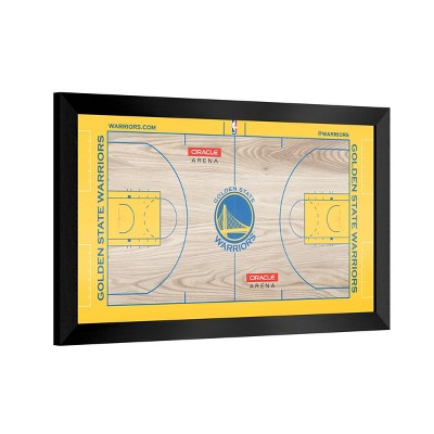 NBA Golden State Warriors Team Court Framed Plaque : Target