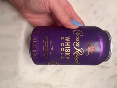 Crown Royal Whisky & Cola Cocktail - 4pk/12 Fl Oz Cans : Target