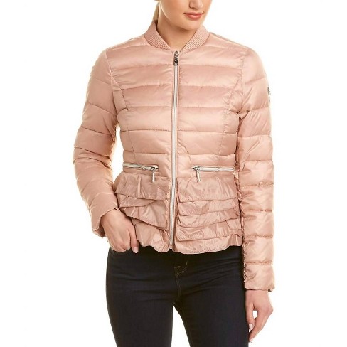 Women's Emily Ruffled Bomber Jacket - T Tahari Xxl : Target