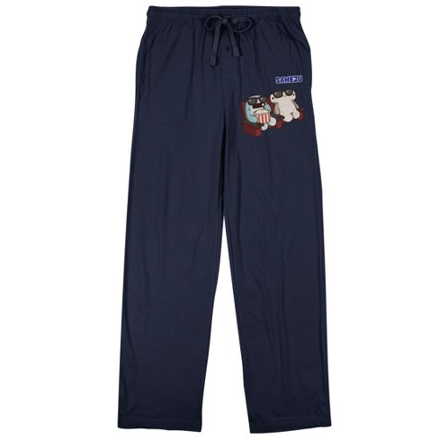 Samezu Shark Hammerhead And Seal Men's Navy Sleep Pajama Pants-large ...