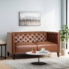Rockney Contemporary Upholstered Tufted Loveseat - Christopher Knight ...
